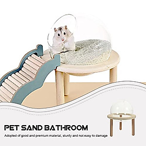 POPETPOP Home Sand Bath Box Small Hamster Bathtub Cage Chinchilla Bathtub Small Pet