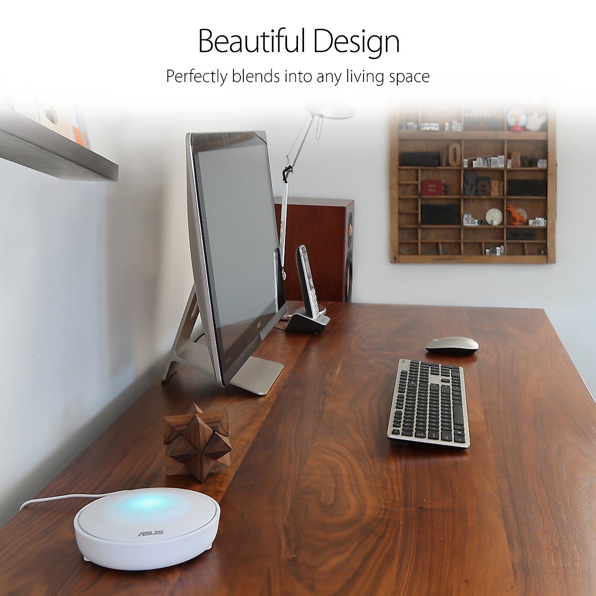 ASUS Home Wi-Fi System, Pack of 3 (for large homes), Tri-Band Mesh Networking Wireless AC2200 Routers with AI Protection - MAP-AC2200