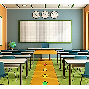 WhatSign 36Pcs Number Spot Markers Stickers 4" Line up Spots for Classroom Floor Number Stickers Classroom Line up Spot Dots Floor Decals for Back to School Kindergarten Preschool Elementary Classroom