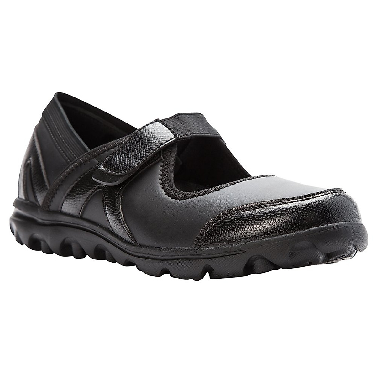 Propét Womens Onalee Walking Walking Sneakers Shoes - Black - Size 9 2E