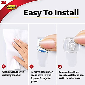 Command 17026CLR-ES Decorating Clips, Clear, 20-Clips