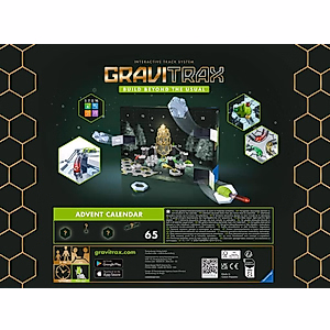 Ravensburger GraviTrax Advent Calendar 2022 - Interactive Marble Run Construction Toy | STEM Learning | Gravity Race Course | Magnetic Obstacle Tracks | Suitable for Ages 8 and Up