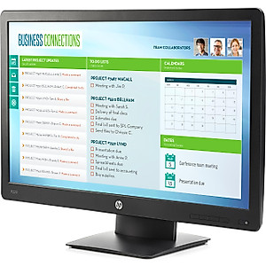 HP ProDisplay P223 21.5-inch Monitor X7R61A8, Black