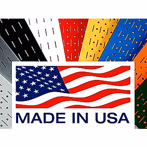 Wall Control Modular Pegboard Tool Organizer System - Wall-Mounted Metal Peg Board Tool Storage Unit for Pegboard Tiling (Metallic Pegboard)