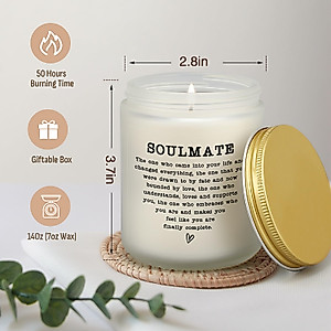 Anniversary Candle Gifts, Romantic Valentines Day Gifts for Husband Wife Her Him Boyfriend Girlfriend, Best Friend Sister Bestie Christmas Birthday Gifts, Funny Scented Candle Gift for Soulmate