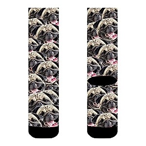 Kervaky Custom Socks with Face Pet Socks, Personalized Socks with Photo Unisex Athletic Crew Socks Gifts for Men Women