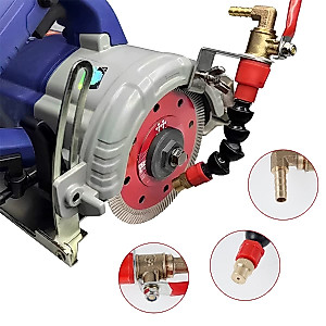 wlpxavz Dust Remover Water Sprayer for Cutting Machine, 2023 New Marble Brick Tile Cutting Machine Grinder, High-Speed Dust Remover Water Sprayer for Cutting Machine (32.8 Ft Water Pipes), BTAEA-75E