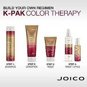 K-PAK Color Therapy Luster Lock Instant Shine & Repair Treatment | For Color-Treated Hair | Boost Color Vibrancy | Repair Breakage | With Keratin & Argan Oil | 5.1 Fl Oz