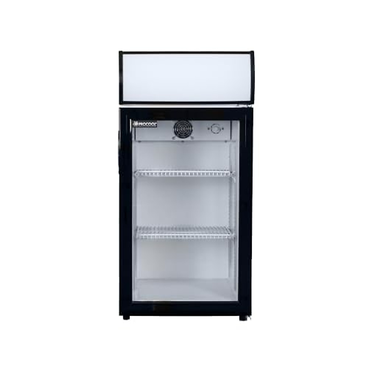 Glass Door Countertop Display Beverage Cooler, Merchandiser Refrigerator; 2.8 Cubic Ft.