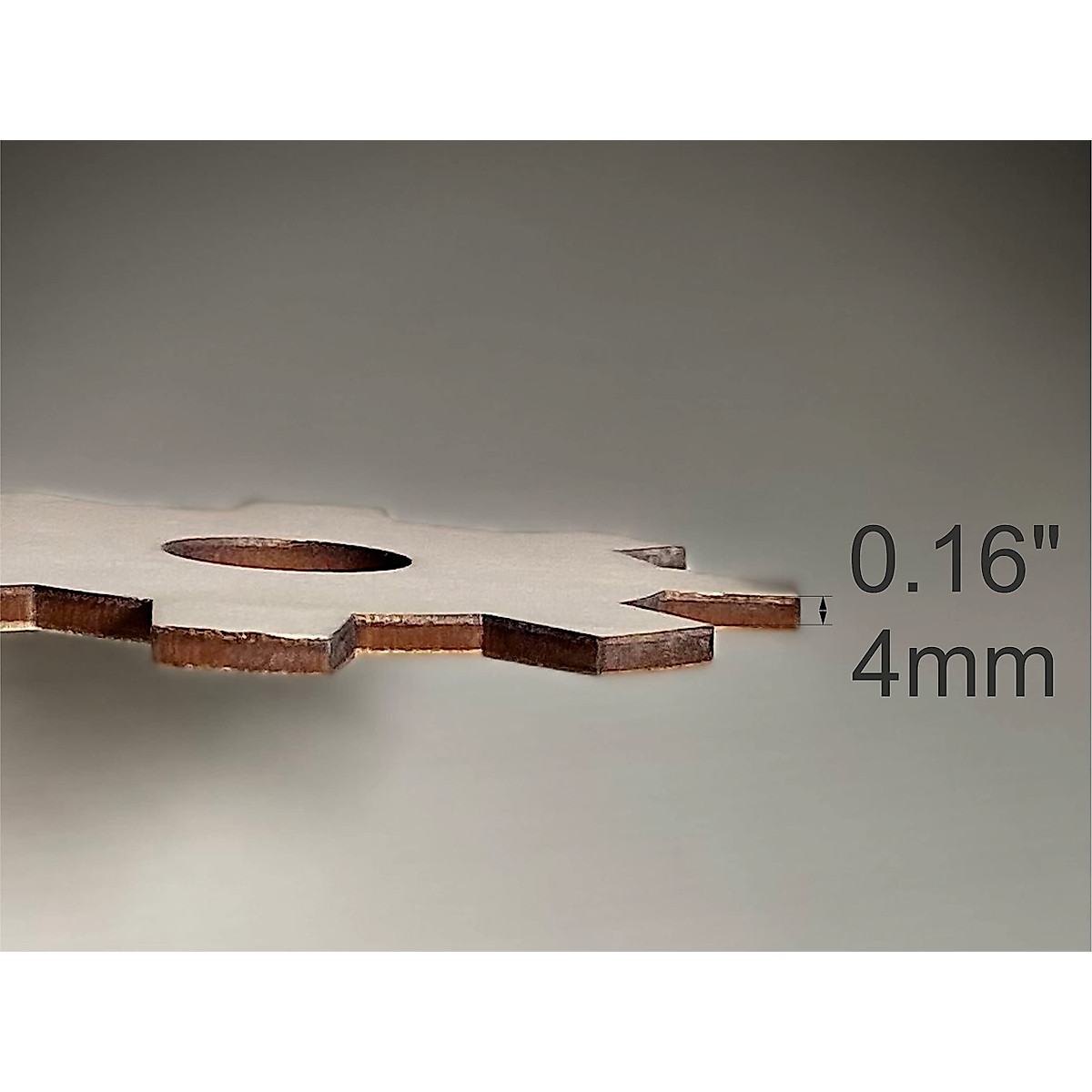 Wooden Gear Set up to 5.9" Unfinished Crafts & Decorations Steampunk Design DIY Paint the Gears Craft Supplies