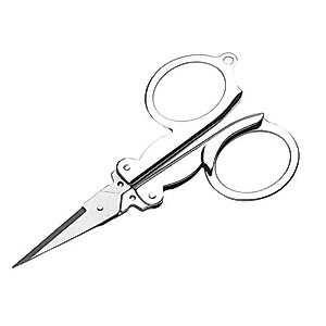 GOOTRADES EDC Folding Scissors Pocket Travel Small Cutter Crafts