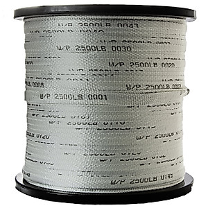 The Ribbon Factory® USA Made 2500 Lb 3/4" Pull Tape | Pull Webbing | Flat Rope - 500 FT (Many Strengths and Lengths Available)