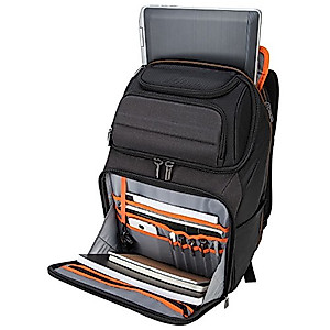 Targus CitySmart EVA Pro Travel Business Commuter and Checkpoint-Friendly Backpack with Multiple Pockets, Back Panel Support, Trolley Strap, Protective Sleeve for 15.6-Inch Laptop, Gray (TSB895)