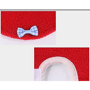 Mummumi Pet Collr, Bird Elizabethan Collar Recovery Anti-Bite Neck Collar for Parrots Budgies Parakeet Cockatiels (L-Red)