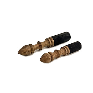 Singing Bowl Mallet 100% Hand-Sculpture in Nepal Tibetan Singing Bowl Wooden Mallet Striker Sound Bowl Stick Meditation Accessories for Meditation Yoga Relaxation Healing Gifts