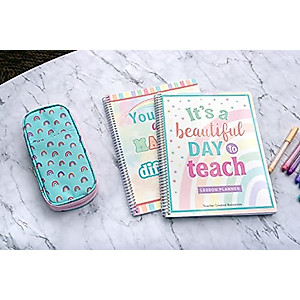 Teacher Created Resources Pastel Pop Lesson Planner 8.5 inches X 11 inches