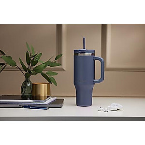 Contigo Streeterville Tumbler 1200 ml with Handle | Stainless Steel Vacuum Insulated Water Bottle with Straw and Lid | Cold for 29 Hours | Travel Mug | Thermal Flask | BPA Free