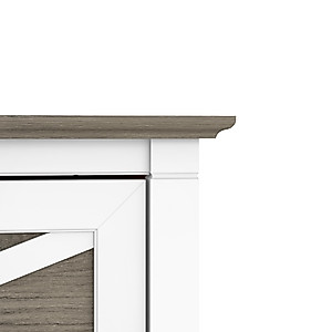 Bush Furniture Key West Lateral File Cabinet, Modern Farmhouse 2 Drawer File Cabinet for Home Office