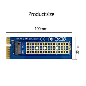 ChenYang M.2 NVME to PCIe 3.0 X4 Adapter NVME/AHCI SSD to PCI Express Expansion Card Adapter
