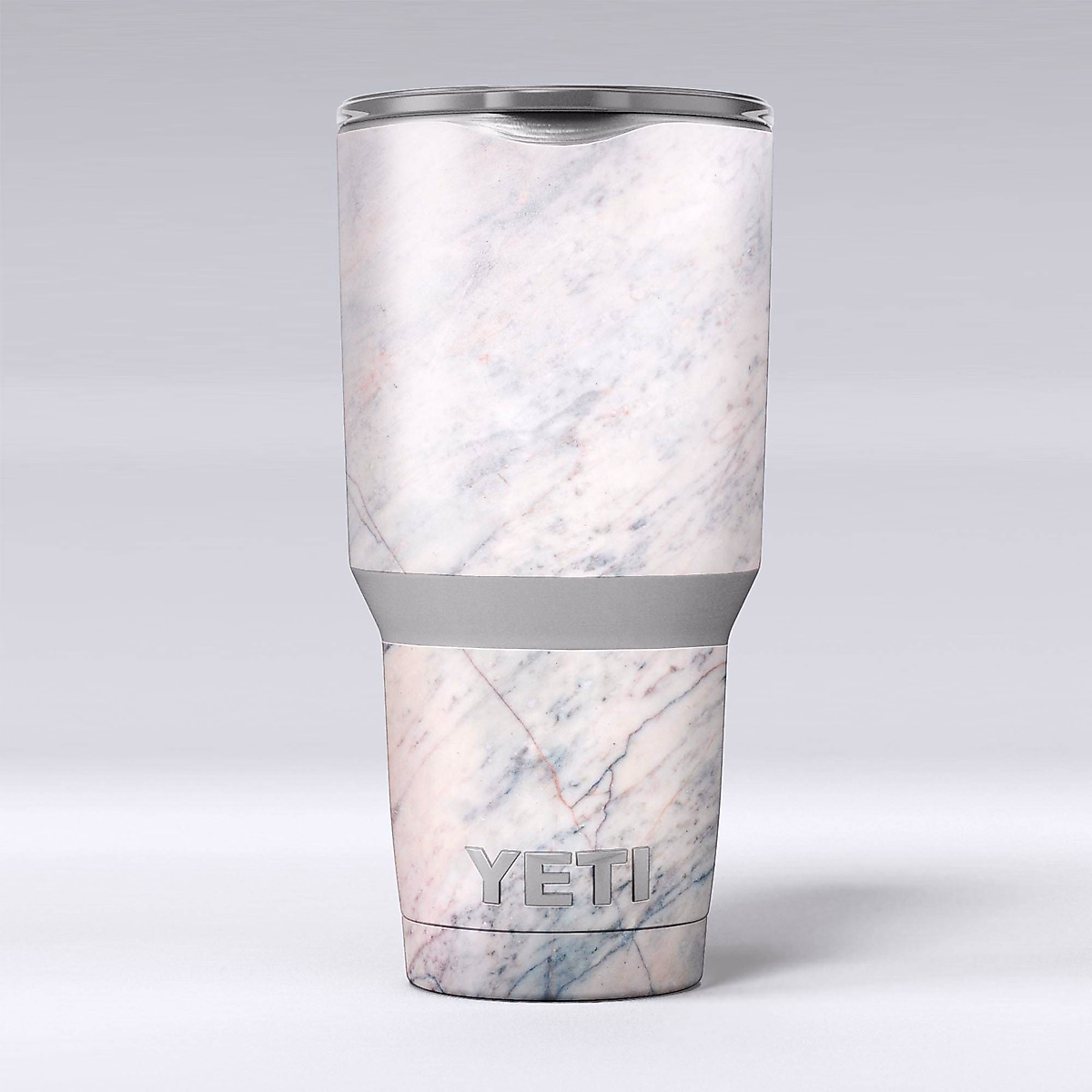 Design Skinz Slate Marble Surface V12 - Skin Decal Vinyl Wrap Kit Compatible with The Yeti Rambler Cooler Tumbler Cups