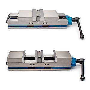 LeTkingok Q93 Series 4-inch Double-station Vice Nodular Cast Iron Precision Machine Vise for CNC Milling Machine CNC Center