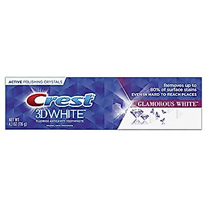 Crest 3D White, Whitening Toothpaste Glamorous White, 4.1 oz