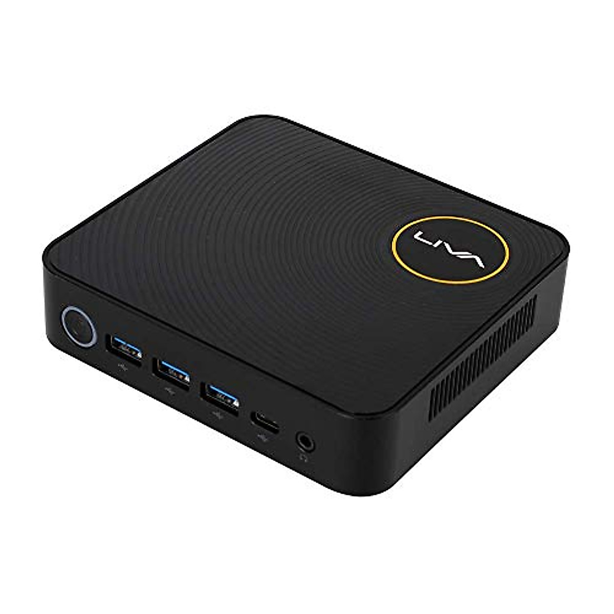 ECS Elitegroup Liva Z Windows 10 Pro Mini PC Computer Intel Celeron N3350 Dual-core, 4GB DDR3L/64GB eMMC, Type C Port, 4K@60Hz HDMI+mDP, Dual LAN, WiFi 5, Dual Displays, Black