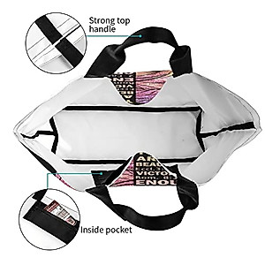 IHDABGDM african girl tote bag shopping bag shoulder bag black african girl magic shoulder bag shopping, work, groceries, gym