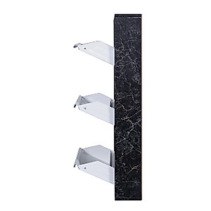 KASER Shoe Storage Cabinet - Wood & Metal 3 Drawer 20" Wall Mountable, Shoe Storage for Entryway, No Assembly - Slim - 2-3 Pair per Tier (White Front - Black Frame)