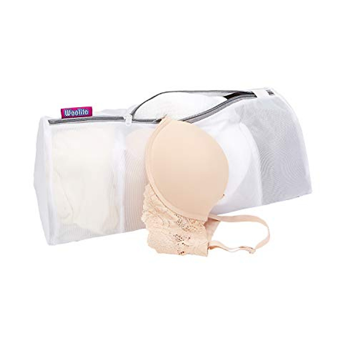 Woolite New and Improved Sanitzed Treated - Zippered 4 Pocket Mesh Hoisery Bag - Only Buy From Space With Taste