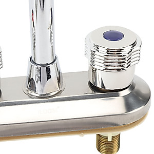 Bathroom Faucet 2 Handle Bathroom Sink Faucet Widespread Centerset Bathroom Sink Faucet for Vanity Lavatory Basin Restroom
