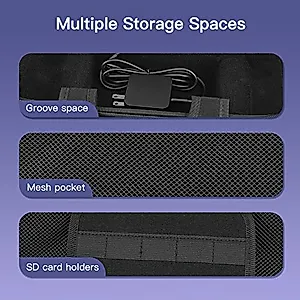 Carrying Case Compatible with Asus Ally and Steam Deck,Fit Charger AC Adapter,Portable Travel Carrying Case Pouch for Steam Deck Console & Accessories