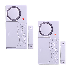 Freezer Door Alarm When Left Open,Fridge Door Alarm with Delay Upgrade 3/15/30/60 Seconds Security, Adjustable Delay Wireless Fridge Alarm Door Open Chime Refrigerator Wireless Alert(2 Set)