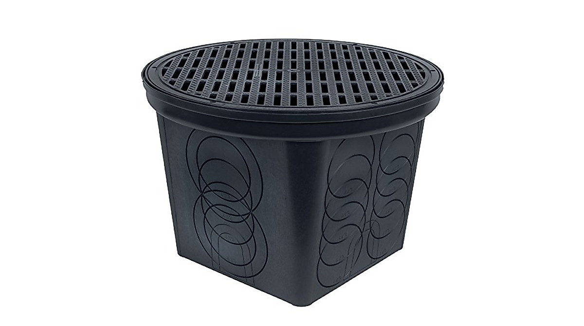 StormDrain 20-in Large Round Catch Basin with Grate Kit