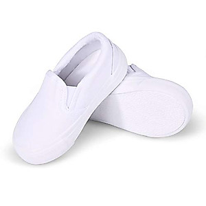 Kids Shoes Toddlers Canvas Sneakers Slip-on Comfortable Light Weight Skin-Friendly Causal Running Tennis Shoes for Boys Girls(Toddle/Little Kids/Big Kids)