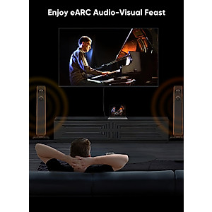 CableCreation eARC HDMI Cable 8K, HDMI to HDMI Cable for PS4 (48Gbps, 8K/60Hz) - 3.3 Feet, eARC HDR HDCP 2.2 2.3 Compatible with 4K Devices