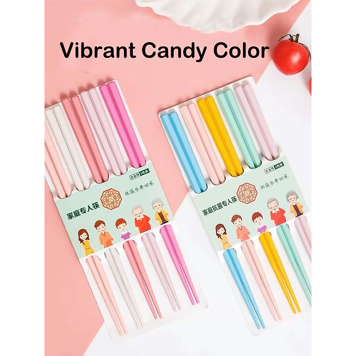 10 Pairs Reusable Chopstick Helpers Dishwasher Safe Training Chop sticks Adult Practice Chopsticks Beginners Right Left Handed Chinese Sticks Learning Chopsticks Holder with Clip Trainer