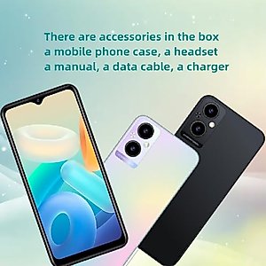 aderroo 6.52in Screen ，H22 Unlocked Cell Phone，1G RAM,16G ROM，Supports 3GWCDMA : 850/2100MHZ Dual SIM Card Frequency Band，Front and Rear Camera ，Android Smartphone（red）