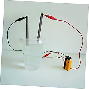 BUGUUYO 10pcs Electrode Bar Carbon Fiber Rod Carbon Rods Electrode Rod Tube Graphite Rods Electrode Graphite Stir Rod Electrode Tube Bar Carbon Fiber Tubes Electrode Cylinder Arc Rod Black