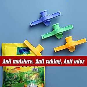 PWireless Sealing Clips for Snake Food Bags Moisture-proof& Fresh-keeping Food Storage Chip Clips Bag Clips Kitchen Clips for Various Food Packages (4pcs)
