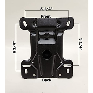 Douglas Swivel & Tilt Mechanism, Replacement for Caster Chairs, (Real Heavy Duty)(Very Strong Swivel Mechanism), Bolt Pattern 5 1/4" × 5 1/4". (Fits : Douglas & Other Brands).