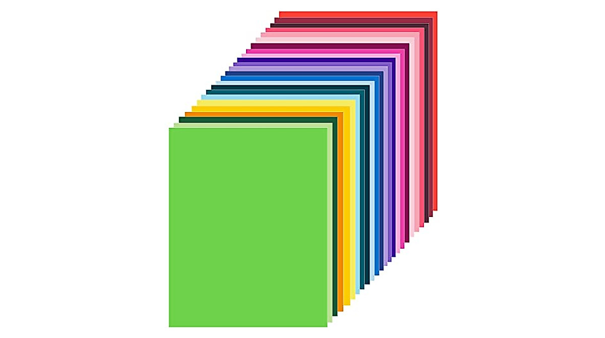 Livholic 120 Sheets Colored Cardstock for Creative Projects
