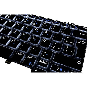 KbsPro Backlit Teclado Latin Spanish Keyboard for Dell Latitude 7280 7290 7380 7389 7390 5280 5289 5290 0W6T39 Laptop Backlight