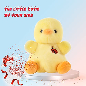 Sew Butiful 8" Duck Stuffed Animals Plush, Cute Plushies for Animal Themed Parties Teacher Student Award, Animal Toys for Baby, Boy, Girls, Great for Nursery, Room Decor, Bed (Duck)