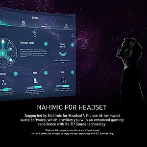 MSI IMMERSE GH40 ENC AM - Active ENC with Environment Noise canceling, Virtual 7.1 Surround,Light Weight & Self-Adjusting Headband
