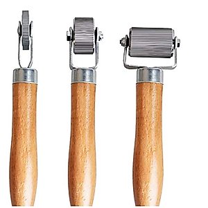Car Sound Deadening Roller Metal Installation Tool 3 Pcs for Auto Noise Roller Car Sound Deadener Application Installation Tool Rolling Wheel Interior Accessories
