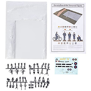 Airfix D-Day Air Assault 1:72 WWII Military Diorama Plastic Model Gift Set A50157A, Multi
