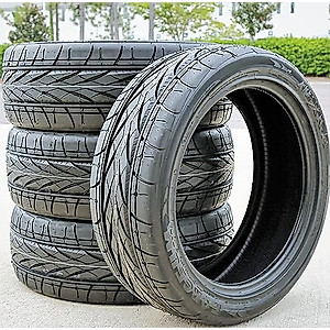 Set of 2 (TWO) Forceum Hexa-R All-Season Passenger Car High Performance Radial Tires-205/45R18 205/45ZR18 205/45/18 205/45-18 90Y Load Range XL 4-Ply BSW Black Side Wall UTQG 400AA