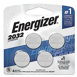 Energizer Watch/Electronic/Specialty Battery, 2032, 3V, 4/Pack (2032BP4)