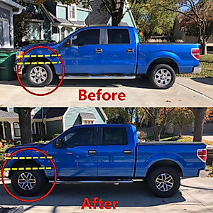 ZY WHEEL Front Leveling Lift Kit Strut Spacers Compatible for 2004-2023 Ford F150 2003-2017 Ford Expedition 2005-2008 Lincoln Mark LT (2'') 2WD 4WD